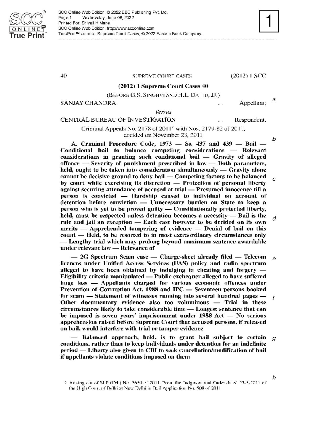 SCC Citations 08062022 - 1 TruePrint™ source: Supreme Court Cases ...
