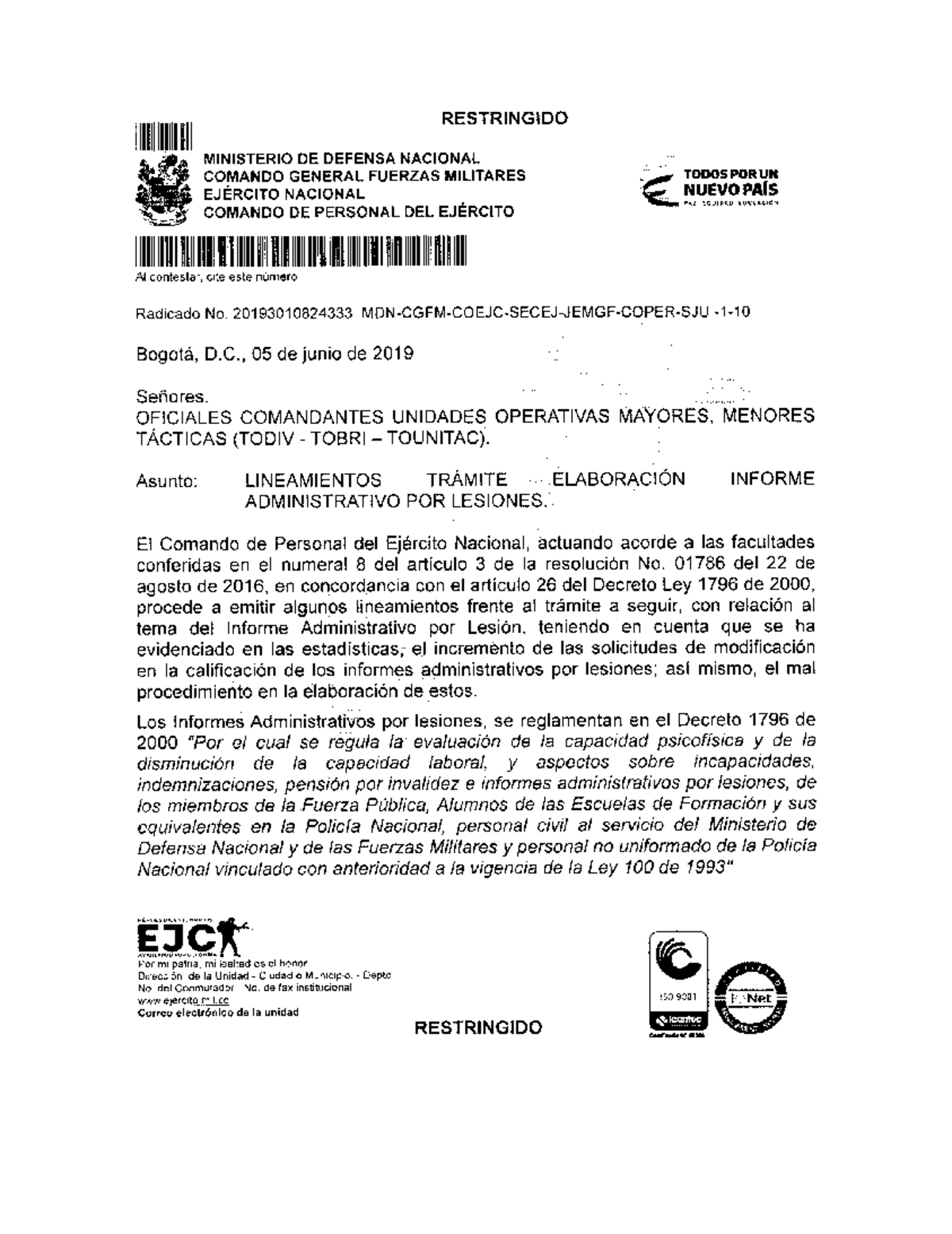 XX-Lienamientos Tramite Inform. Adminst. por Lesion-(IAL) - Pinturas ...