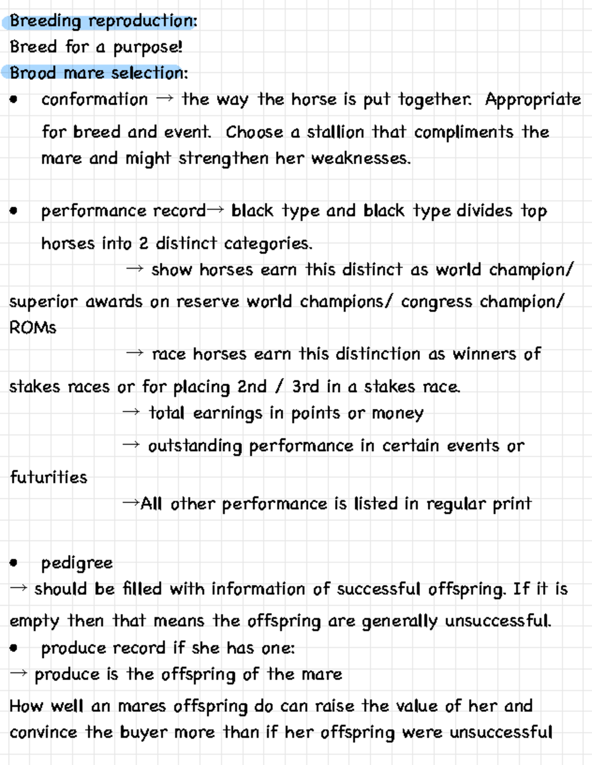 Equine Reproduction 1 - Breeding reproduction: Breed for a purpose ...