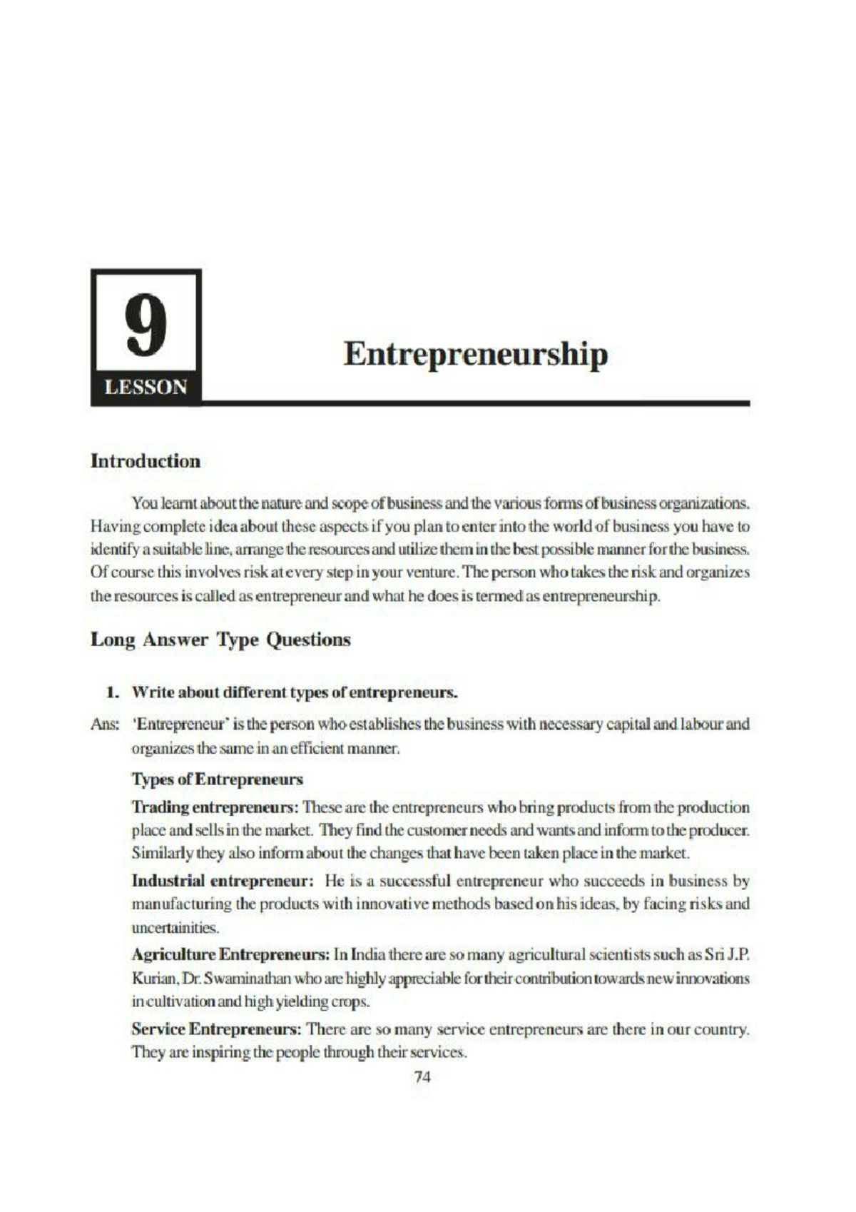 Business studies 9th chapter (+2) - Understanding the Discipline and ...