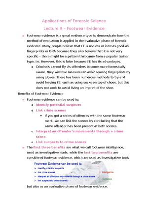 AFS 3 - Hierarchy of Propositions - Applications of Forensic Science ...