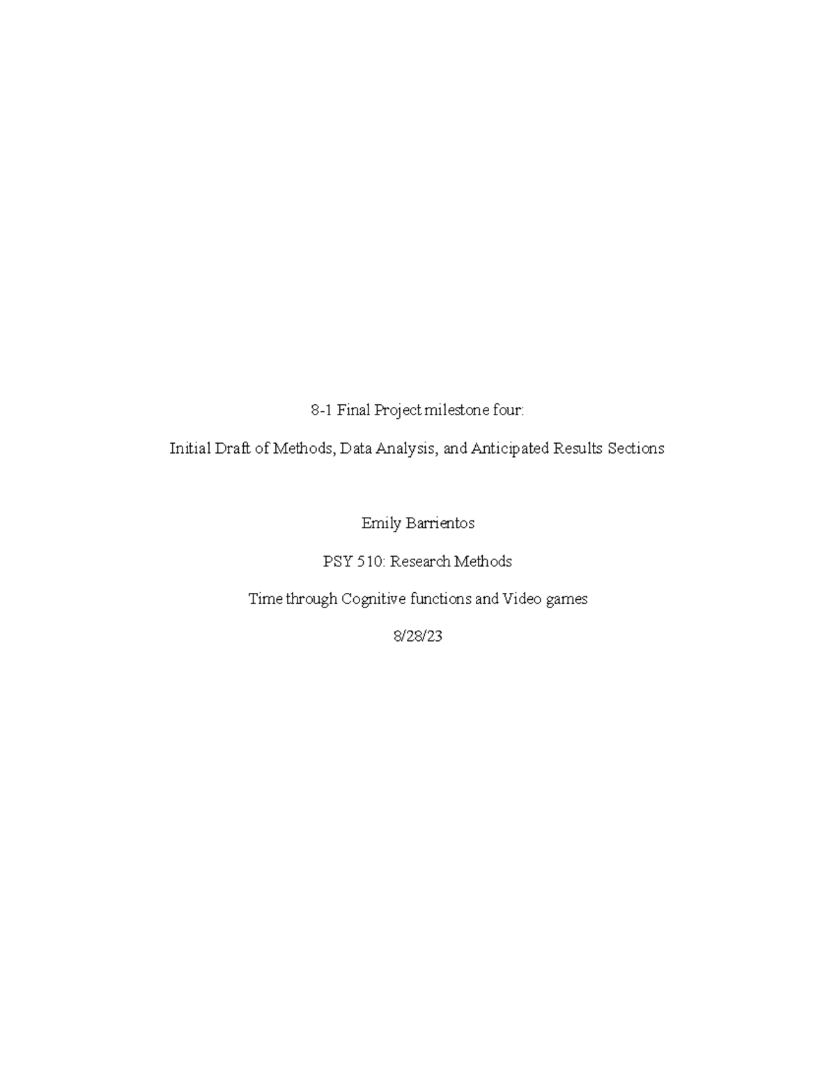 8-1 final project module four - 8-1 Final Project milestone four ...