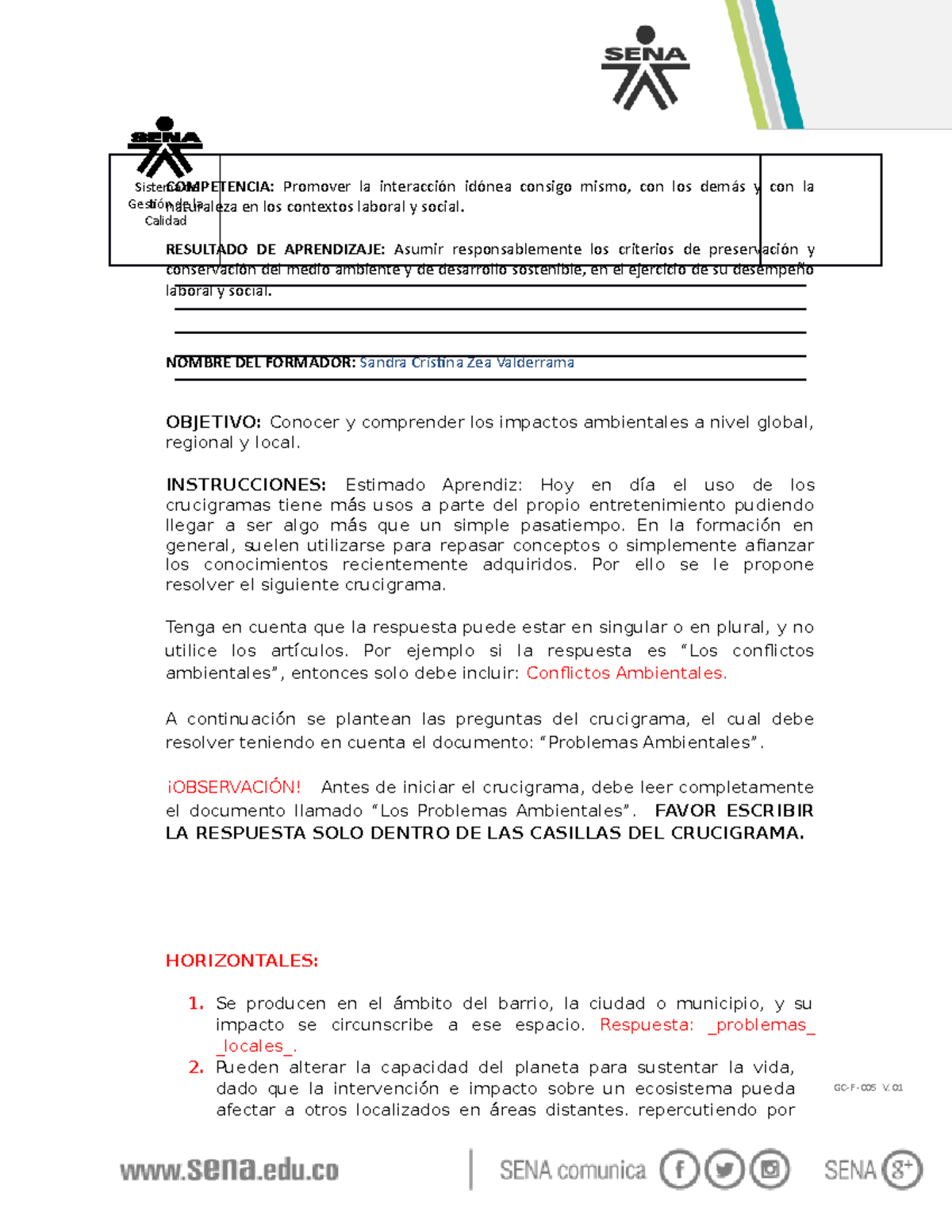 AA3-EV01: PROTOCOLO - DEFINICIÓN DE UN PROTOCOLO PARA EL DISEÑO Y REGISTRO DE UN INFORME ...