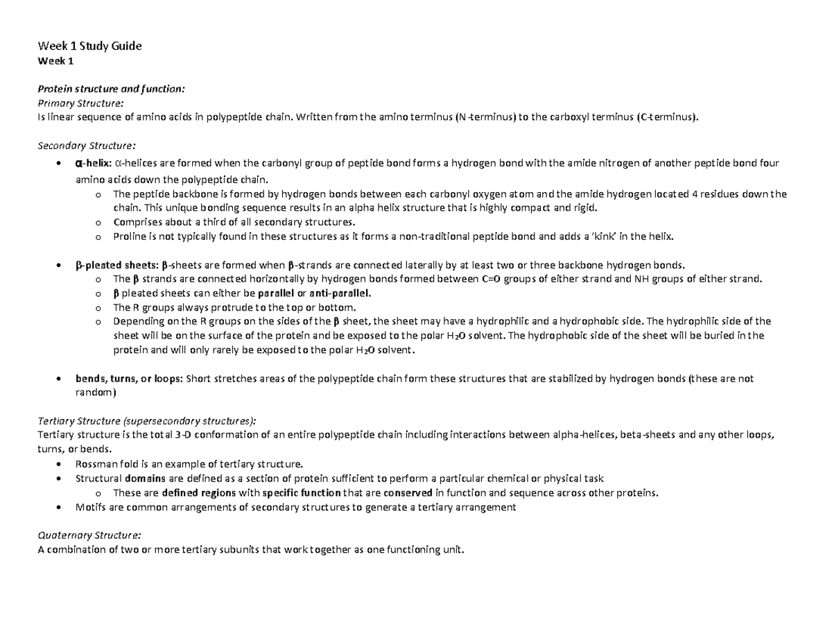 Week 1 Enzyme Basics Warning Tt Undefined Function 32 Warning Tt Undefined Function 32