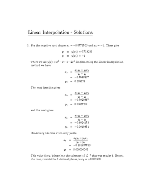 Least Squares Solutions - Least Squares - Solutions We have the ...