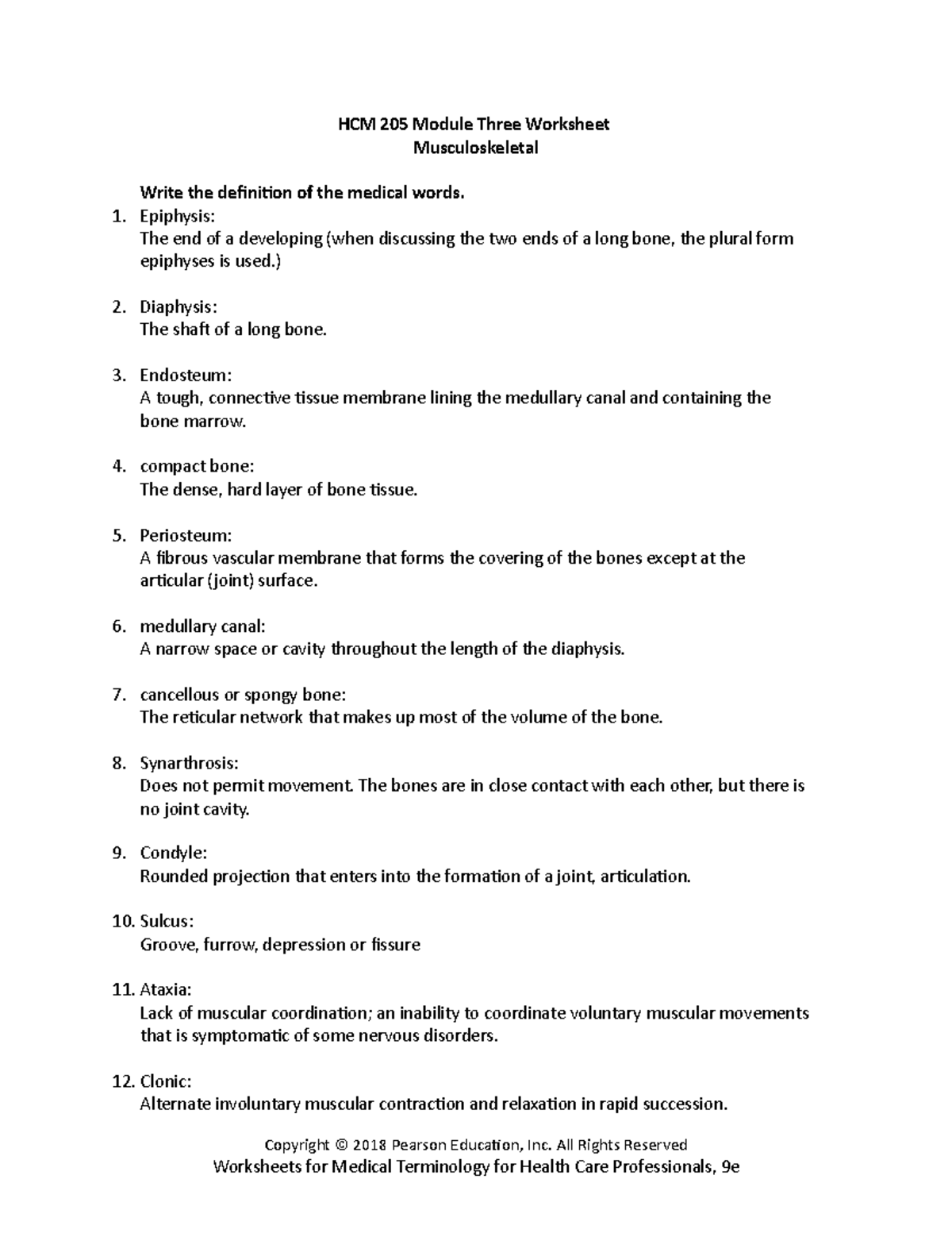 HCM 205 Module Three Worksheet copy - HCM 205 Module Three Worksheet ...