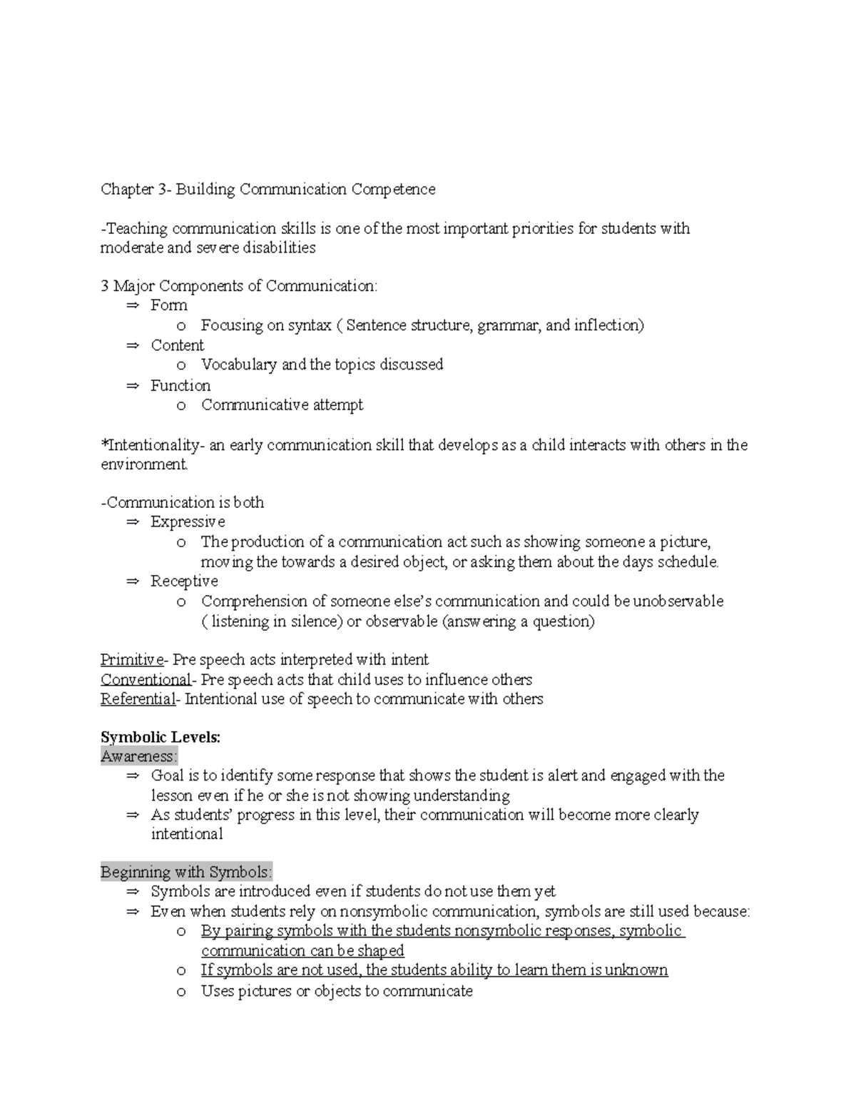 Learning Log Chpt 3 - Chapter 3- Building Communication Competence ...