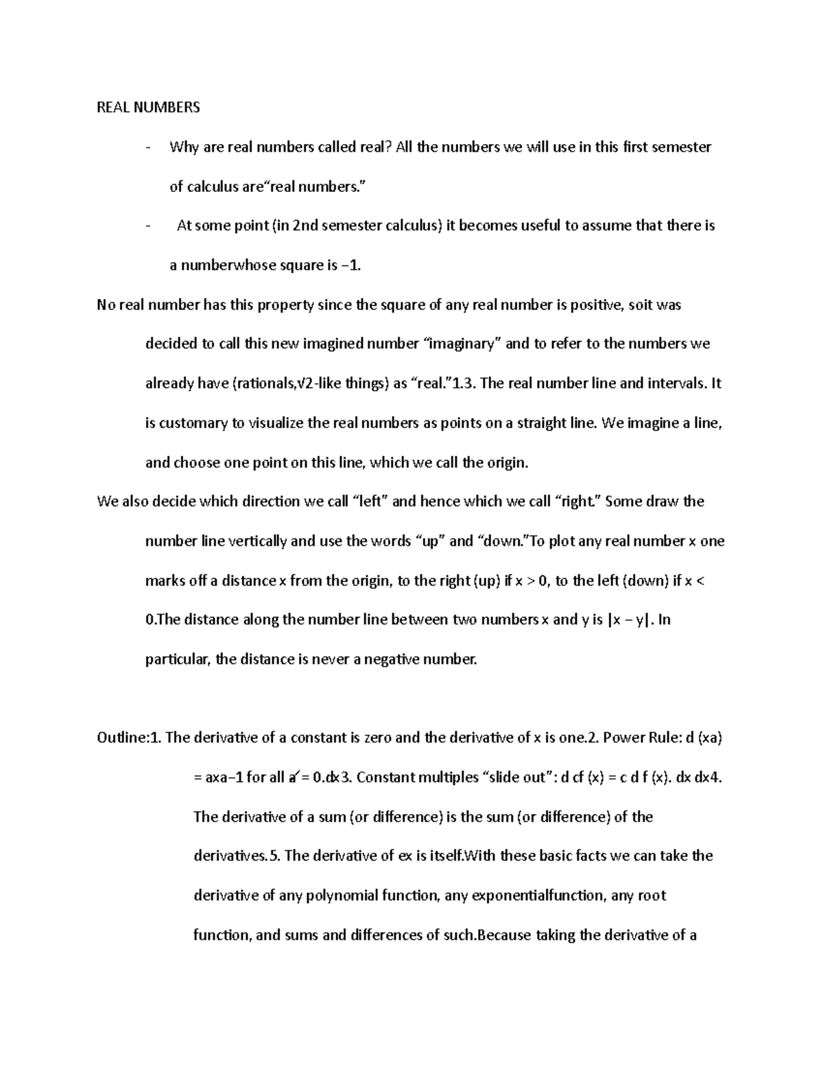 REAL Numbers Lecture Notes 2 13 REAL NUMBERS Why Are Real Numbers REAL Numbers Lecture Notes 2 13 REAL NUMBERS Why Are Real Numbers