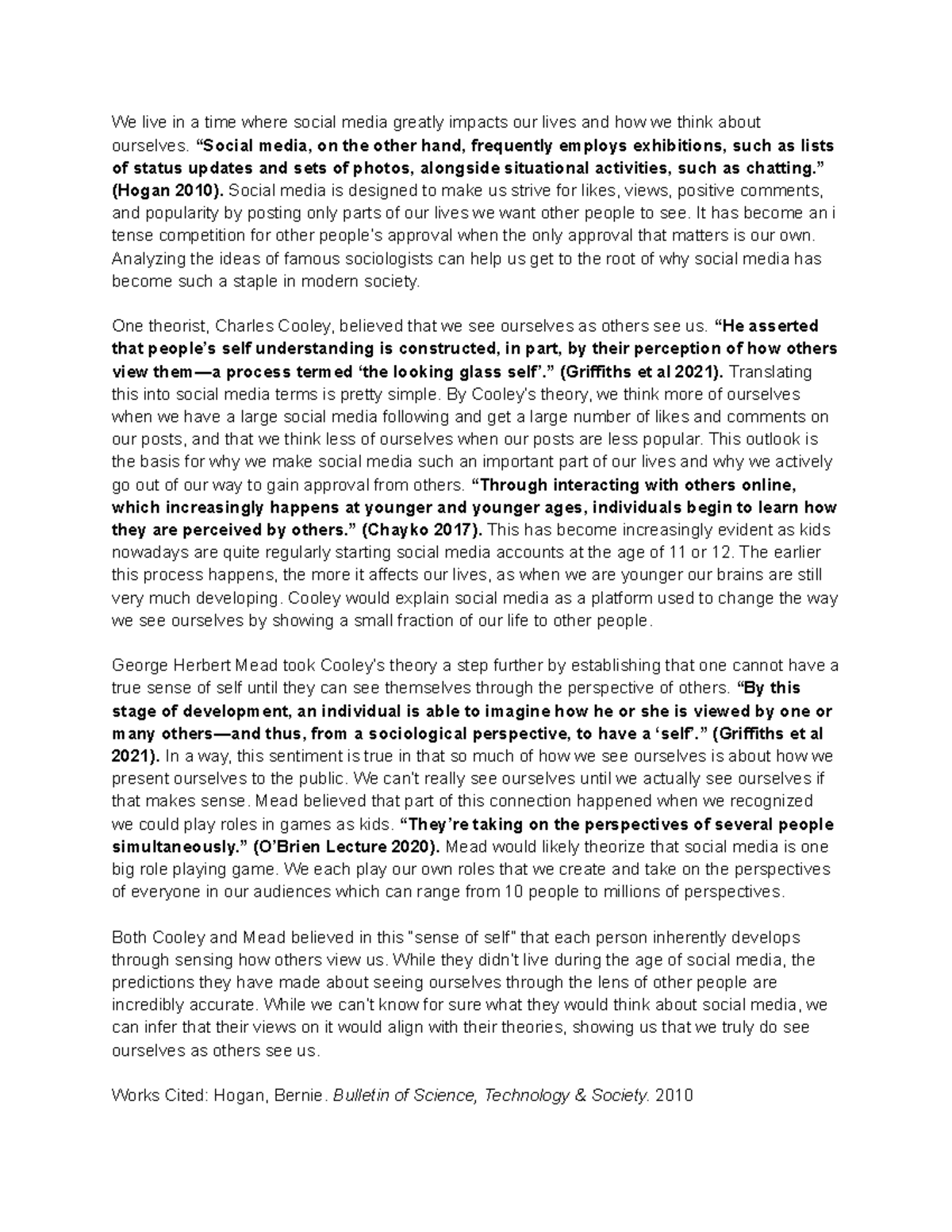 Module 4 Writing Assignment - We live in a time where social media ...