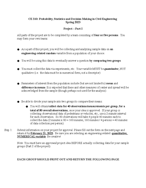 CE 310 - Quizzes #1-5 - C E 310 - Studocu