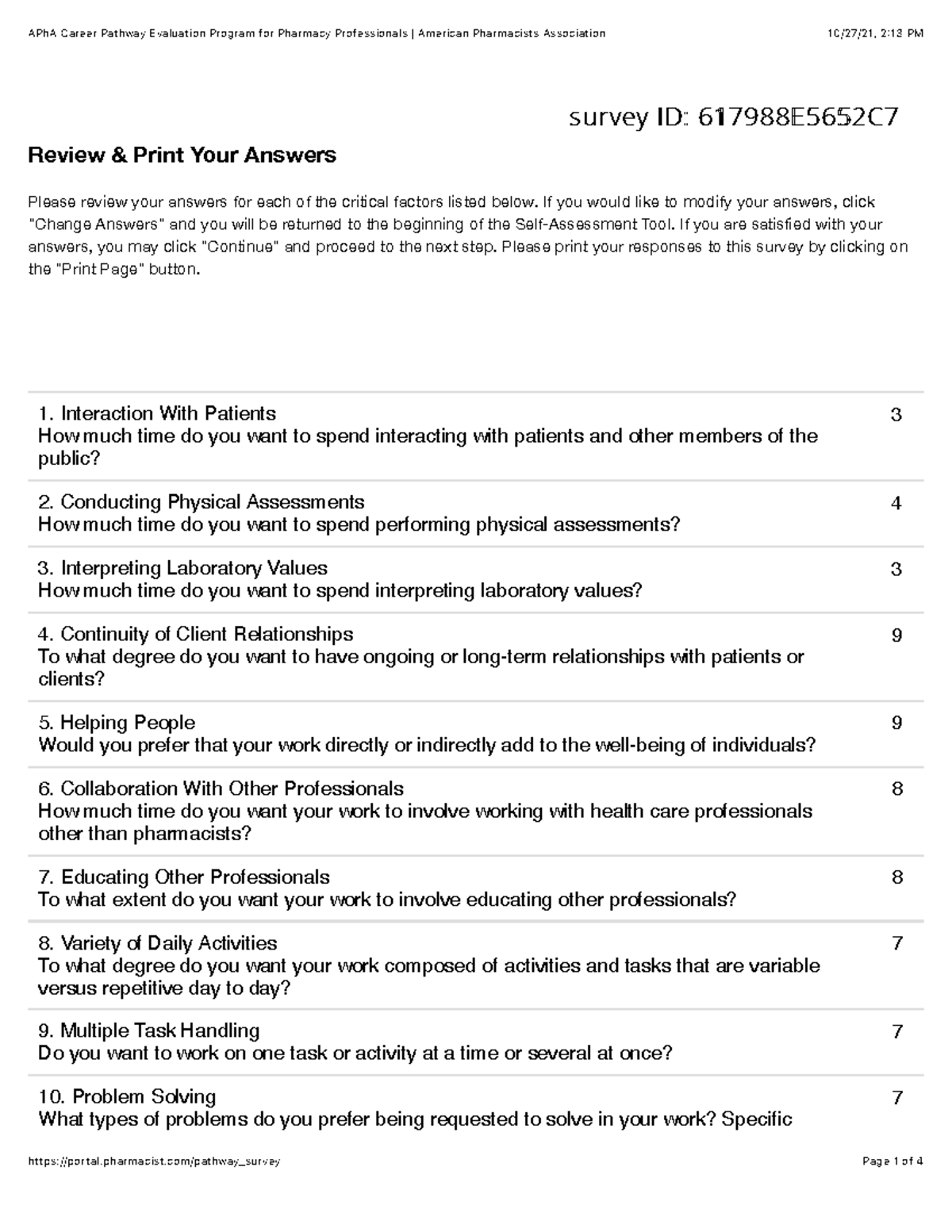 APh A Career Pathway Evaluation Program for Pharmacy Professionals ...