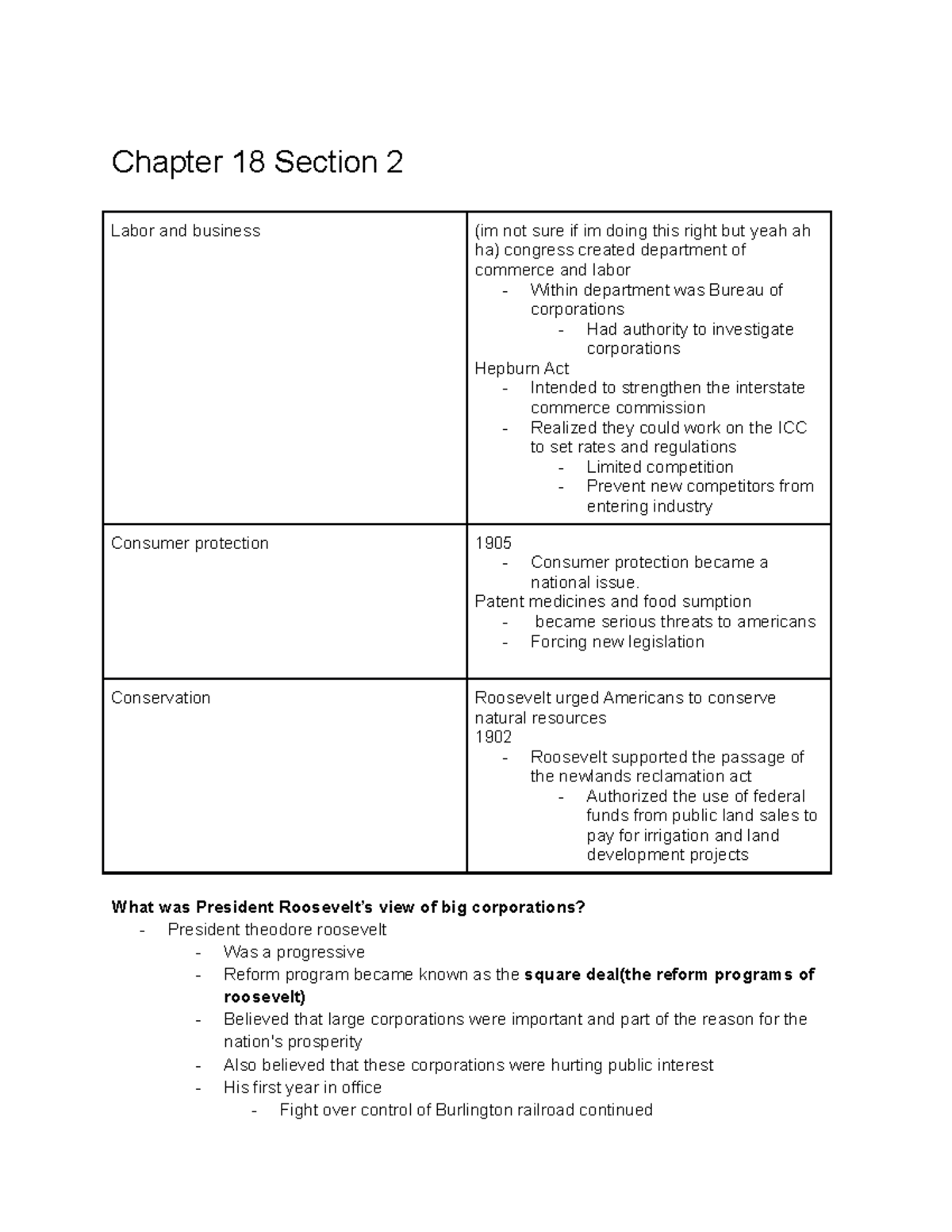 Chapter 18 Section 2 - Summary of the history of america - Chapter 18 ...