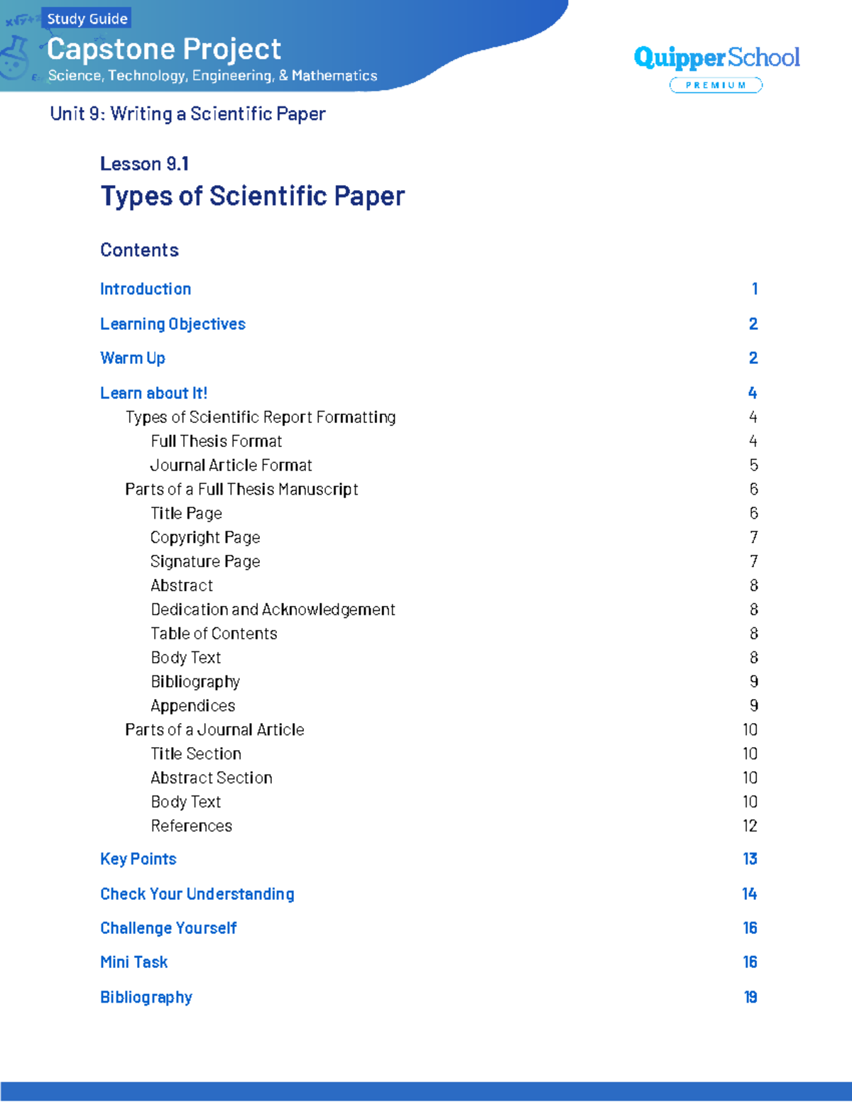 Day 10 The Scientific Report Paper - Types of Scientific Paper Lesson 9 ...