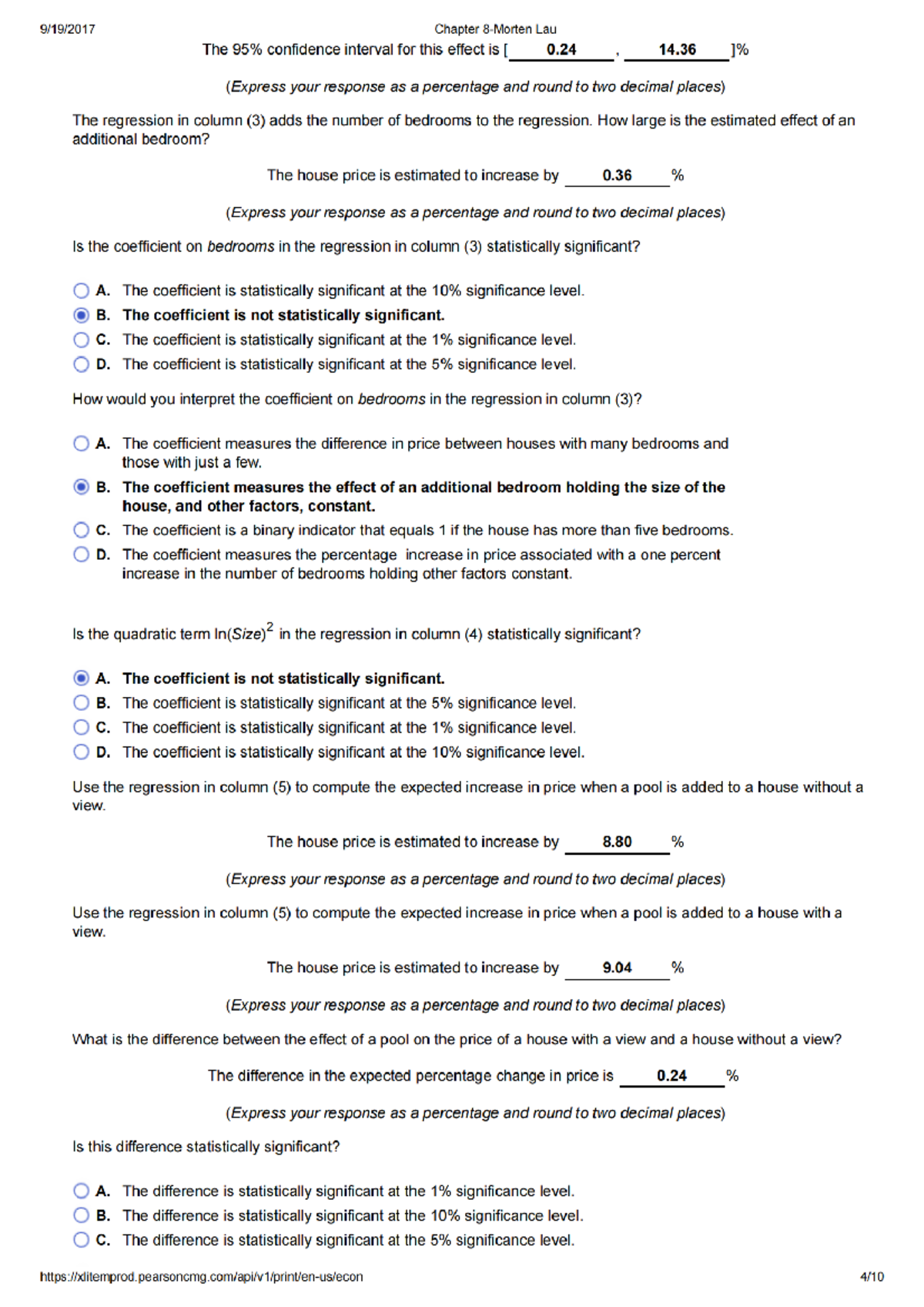 Chapter 8 My Econ Lab Solutions - 2073 - Studocu