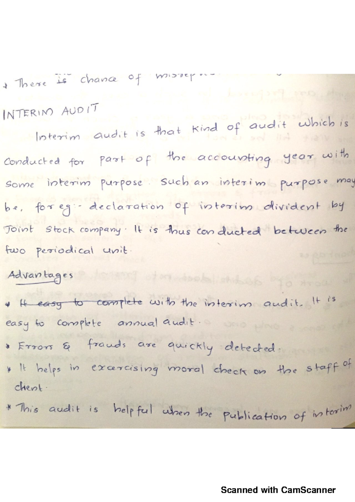 Auditing notes anuditing - Scanned with CamScanner Scanned with ...