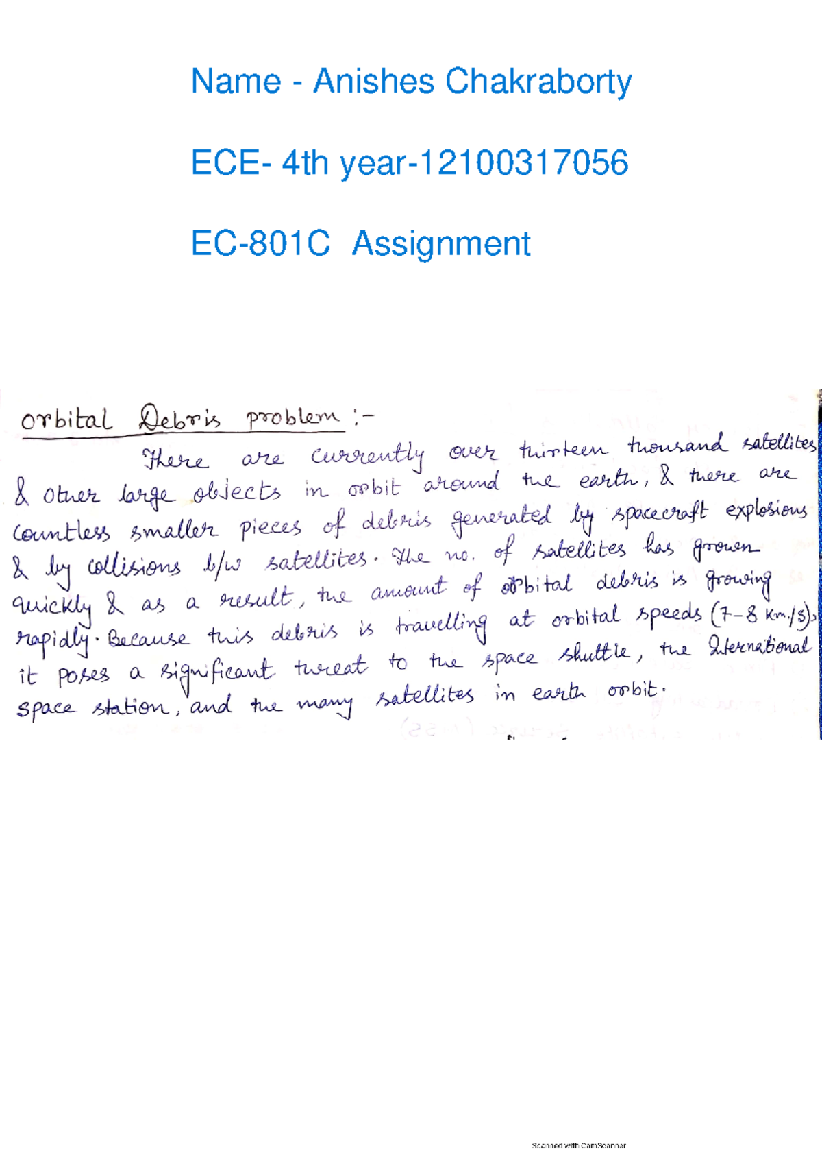 12100317056 EC-801C Anishes Chakraborty - Economcis - Studocu