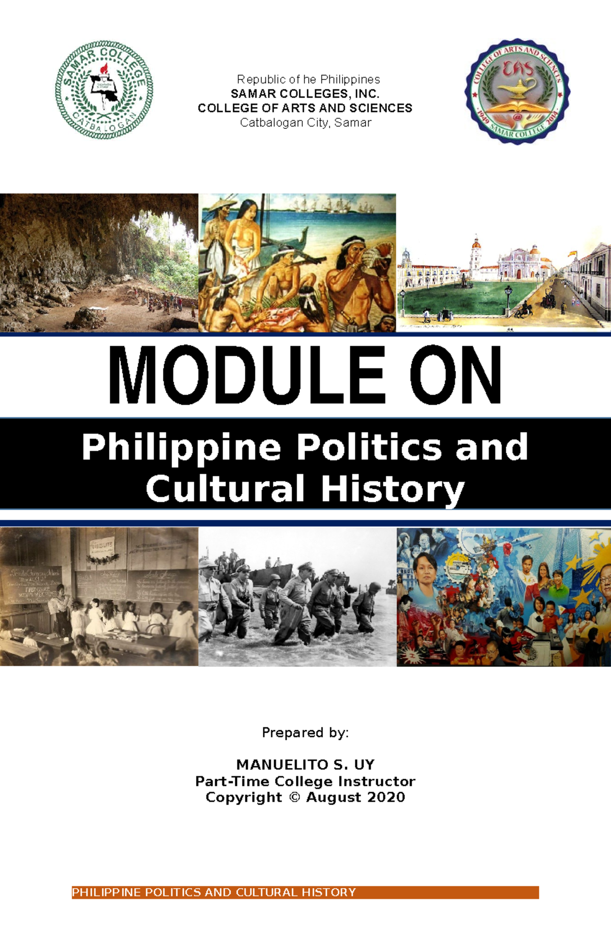 Philippine Politics AND Cultural History - Republic of he Philippines ...