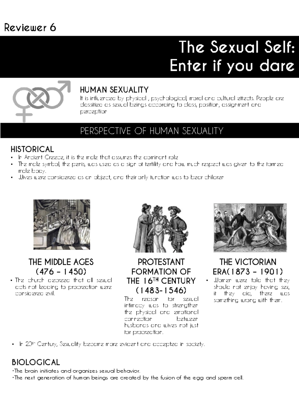 UTS Lesson 6 The Sexual Self - Reviewer 6 The Sexual Self: Enter if you ...