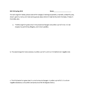 Bio334 - Summary Microbiology - BIO 334 EXAM 3 ~Immune Response ...