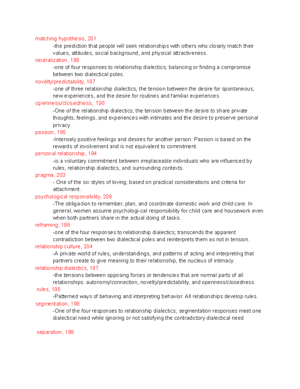 CMN 10V pt - Lecture - matching hypothesis, 201 -the prediction that ...