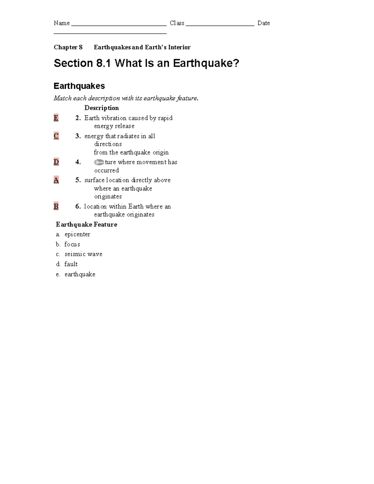 Copy of 8.1 and 8 - This is for my class notes - Name Class Date ...
