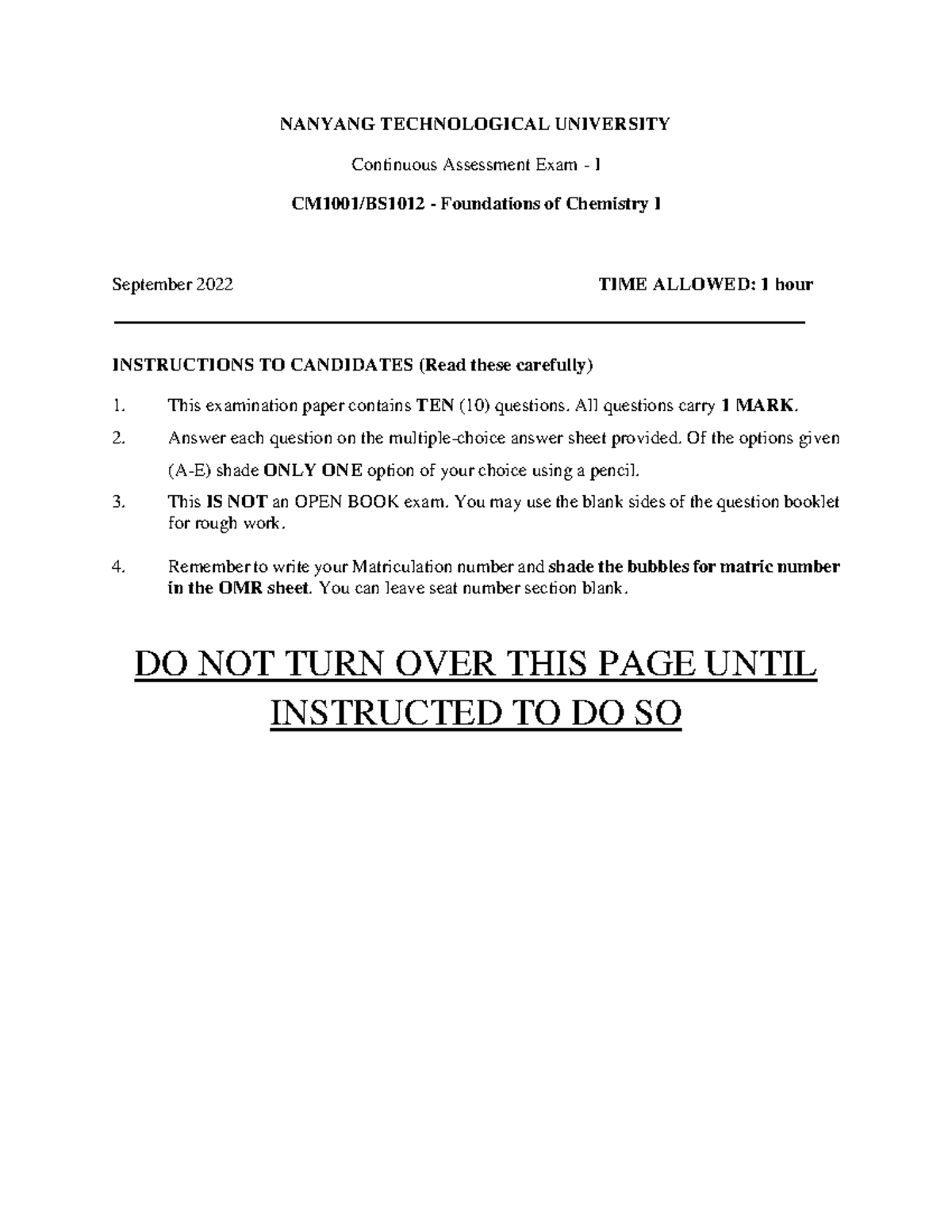 2022-2023 Semester 1 Question Paper - NANYANG TECHNOLOGICAL UNIVERSITY ...