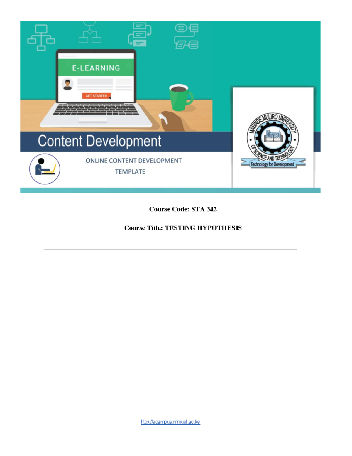 STA 342- Testing Hypothesis-06-The Chi-Square Test - ecampus.mmust.ac ...