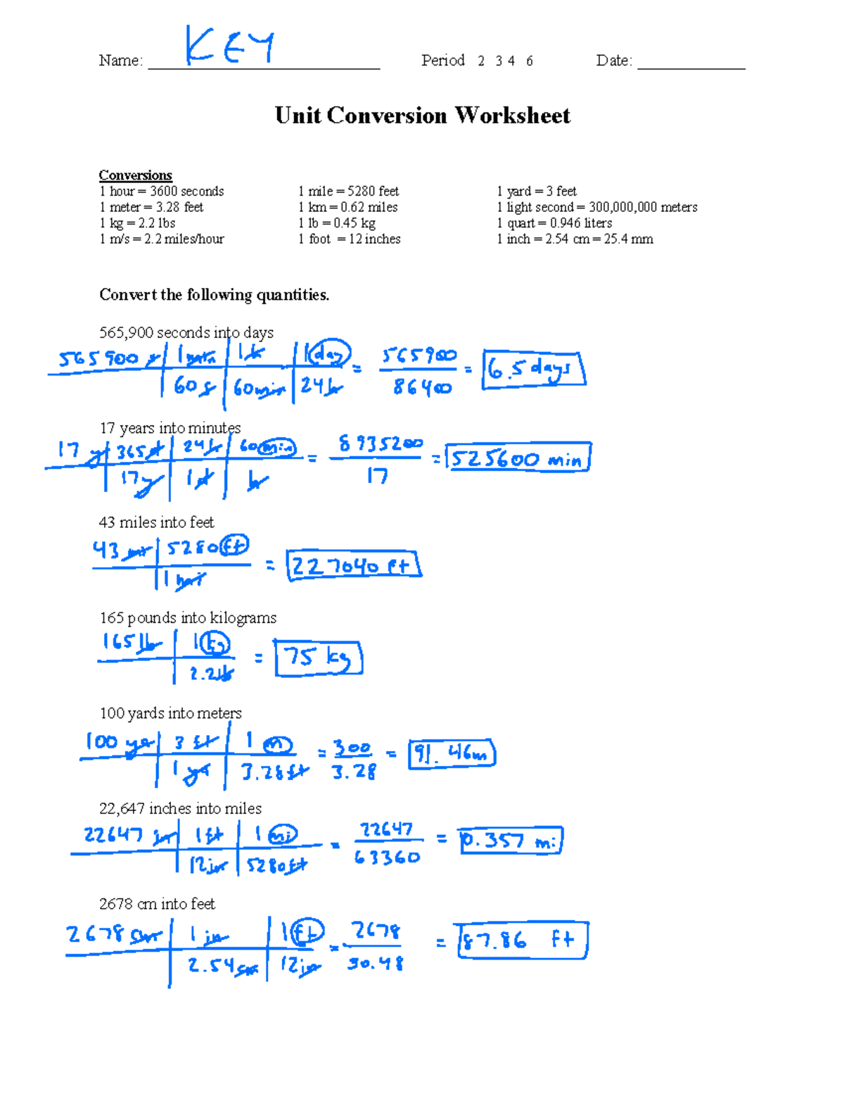 CHE+116+Conversions-1 - Name: ____________________________ Period 2 3 4 6 Date ...