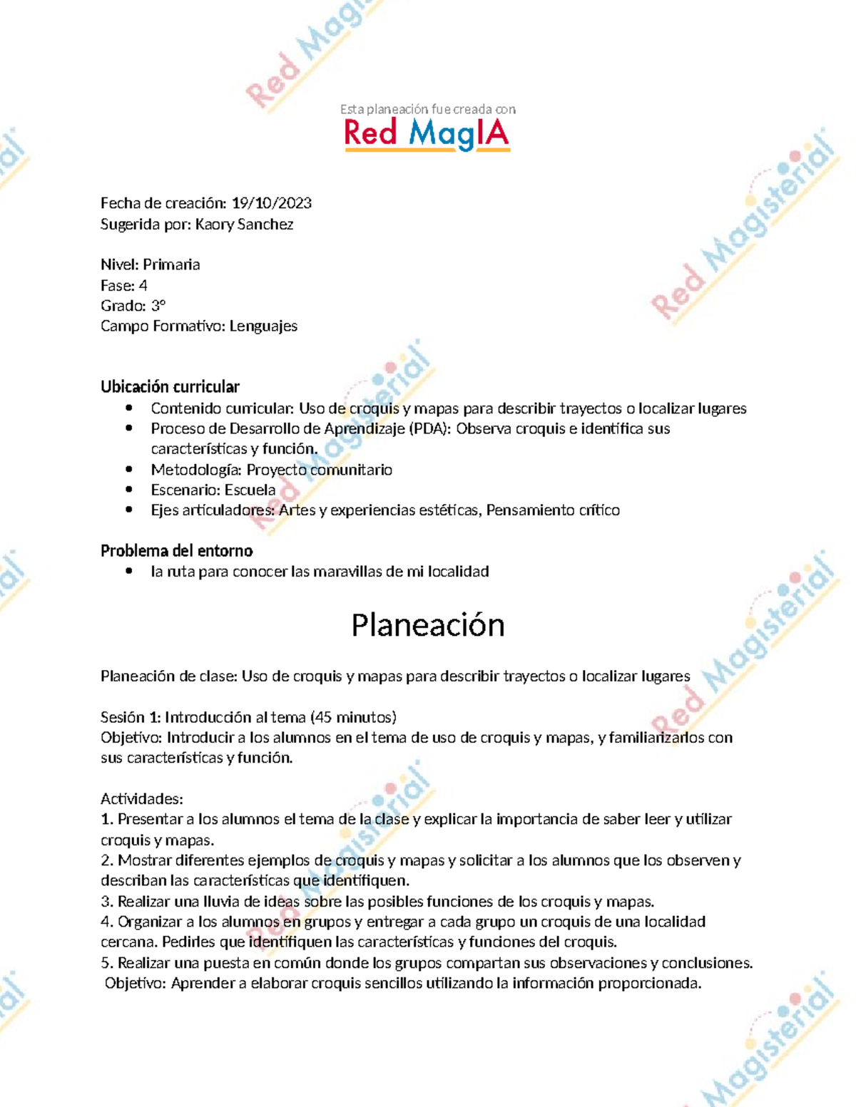 Red MAg IA - Observa croquis e identifica sus características y función ...