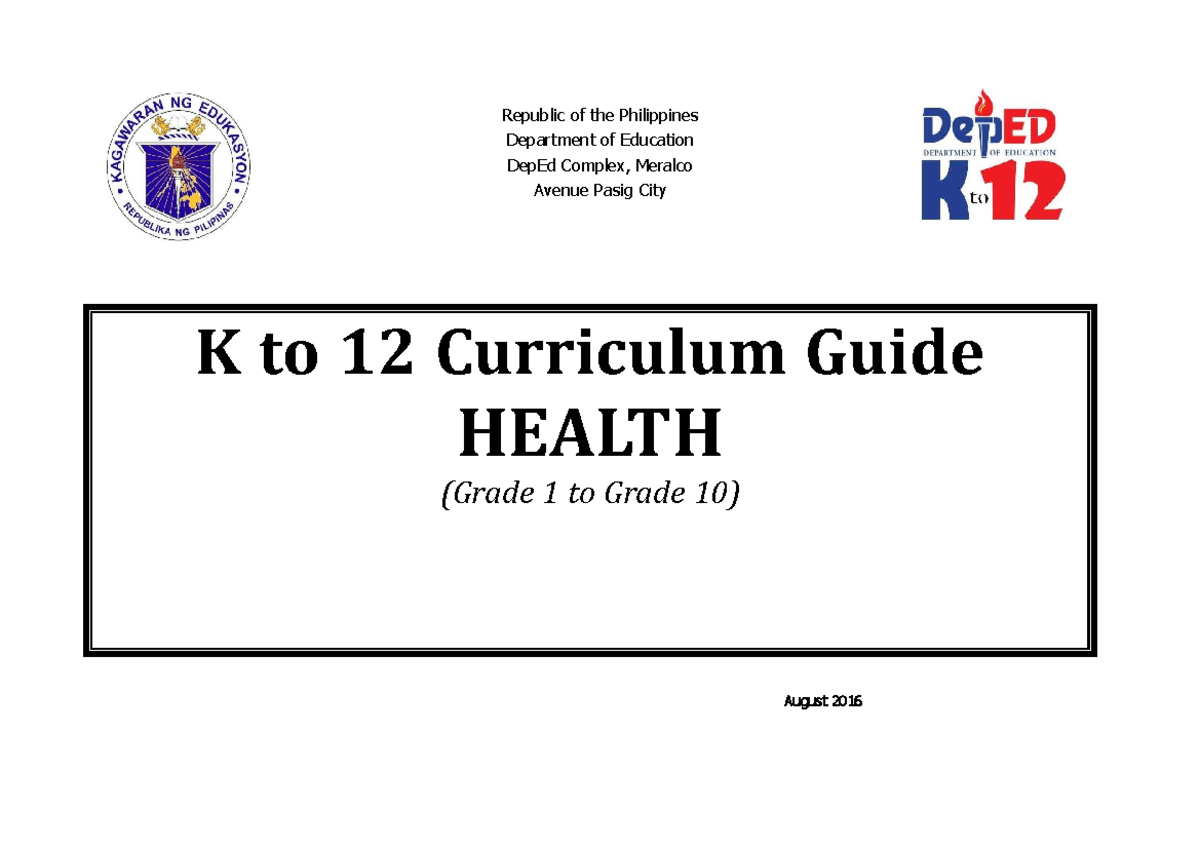 Health-CG with-tagged-math-equipment - K to 12 Curriculum Guide HEALTH ...