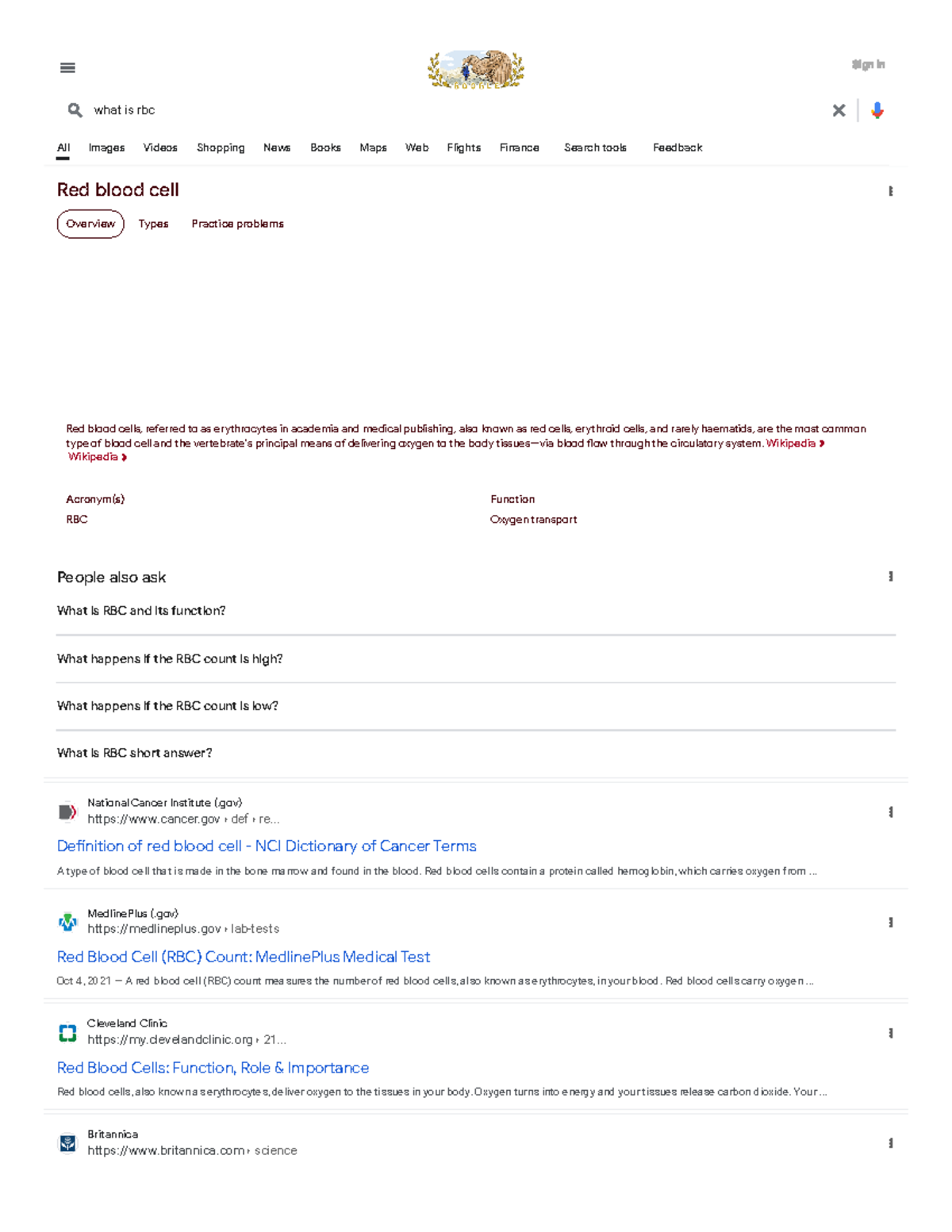 What is rbc - Google Search - what is rbc Red blood cell Overview Types ...