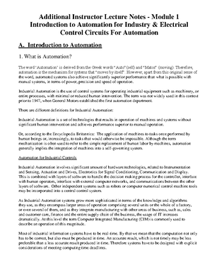 ECT 281 Module 3 Lecture Notes - Instructor Lecture Notes Module 3 PLC ...