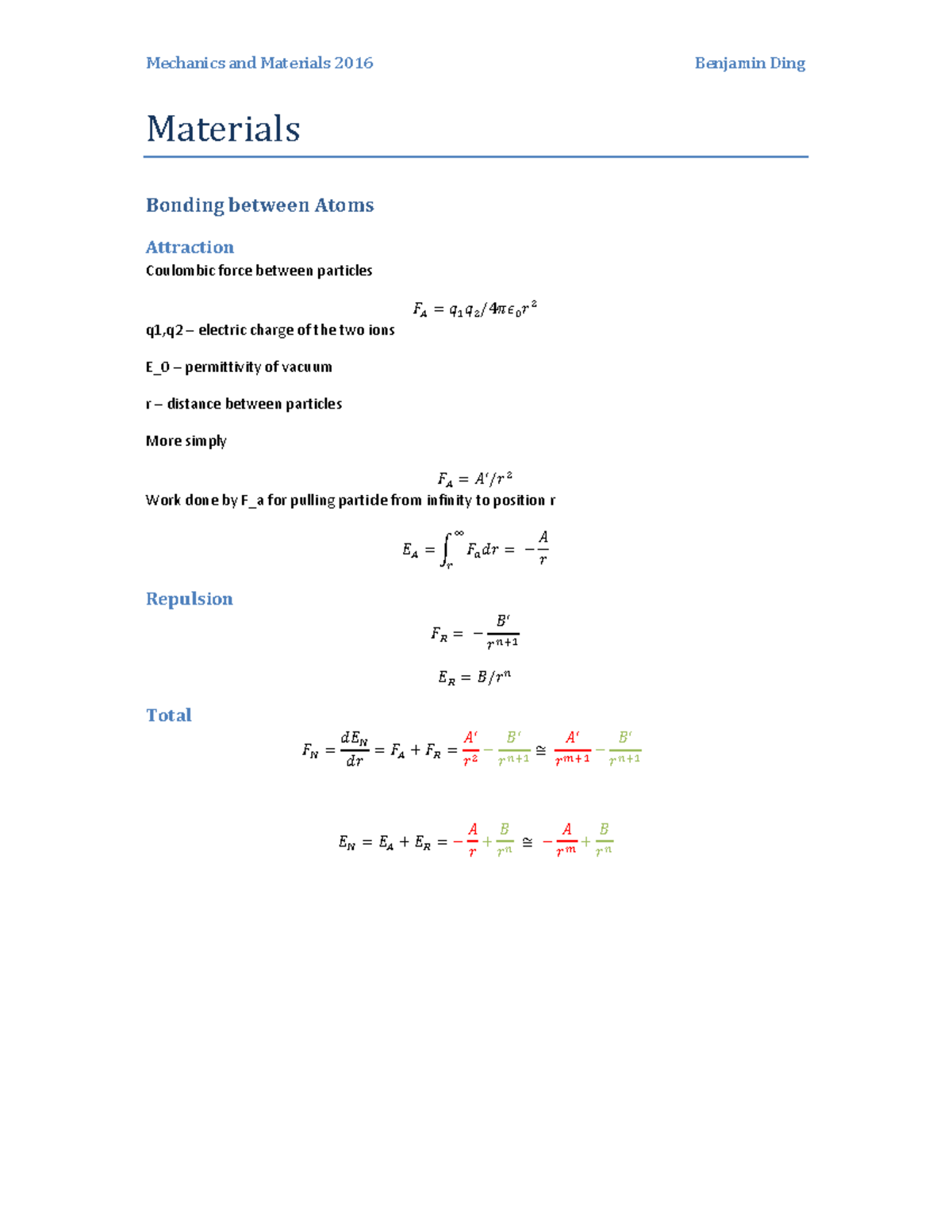 MCEN30017 Mechanics and Materials - Warning: TT: undefined function: 32 ...