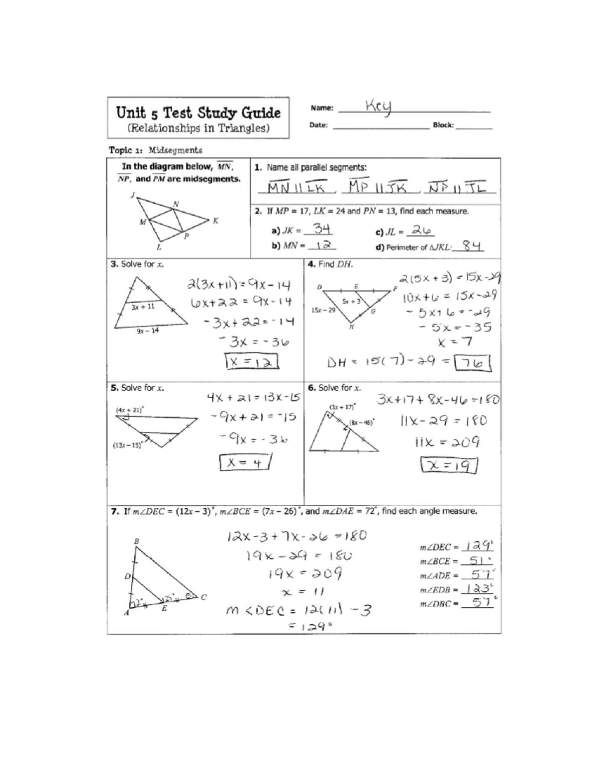 Untitled document - Perpendicular Bisectors and Angle Bisectors - Studocu