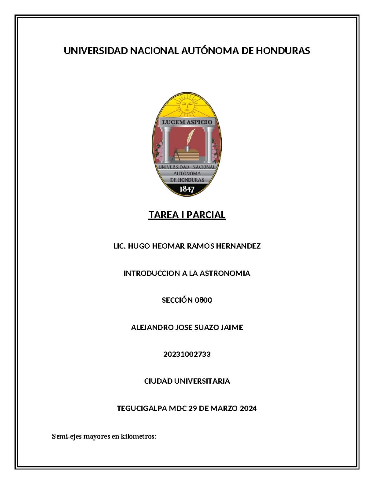 Suazo Alejandro U1T1a2 - UNIVERSIDAD NACIONAL AUTÓNOMA DE HONDURAS ...