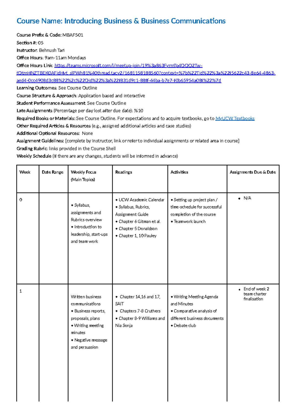 Business communications - Course Name: Introducing Business & Business ...