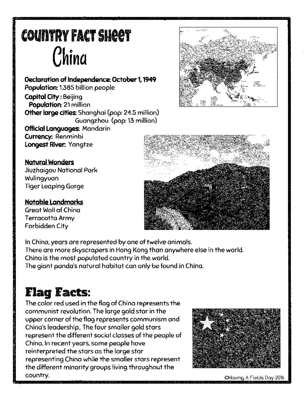 East Asia Nation Information 22-23 - Studocu