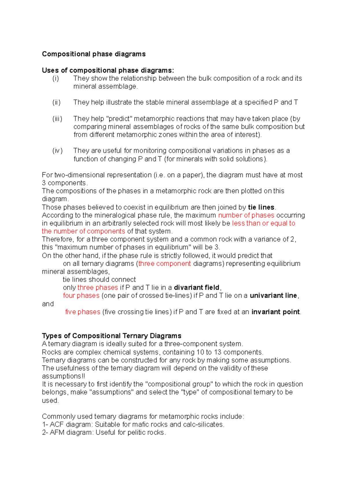 04 Compositional Space Diagram Compositional Phase Diagrams Uses Of Compositional Phase