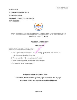 ICT Support Concepts - PLEASE GIVE AS MUCH INFORMATION AS POSSIBLE ...