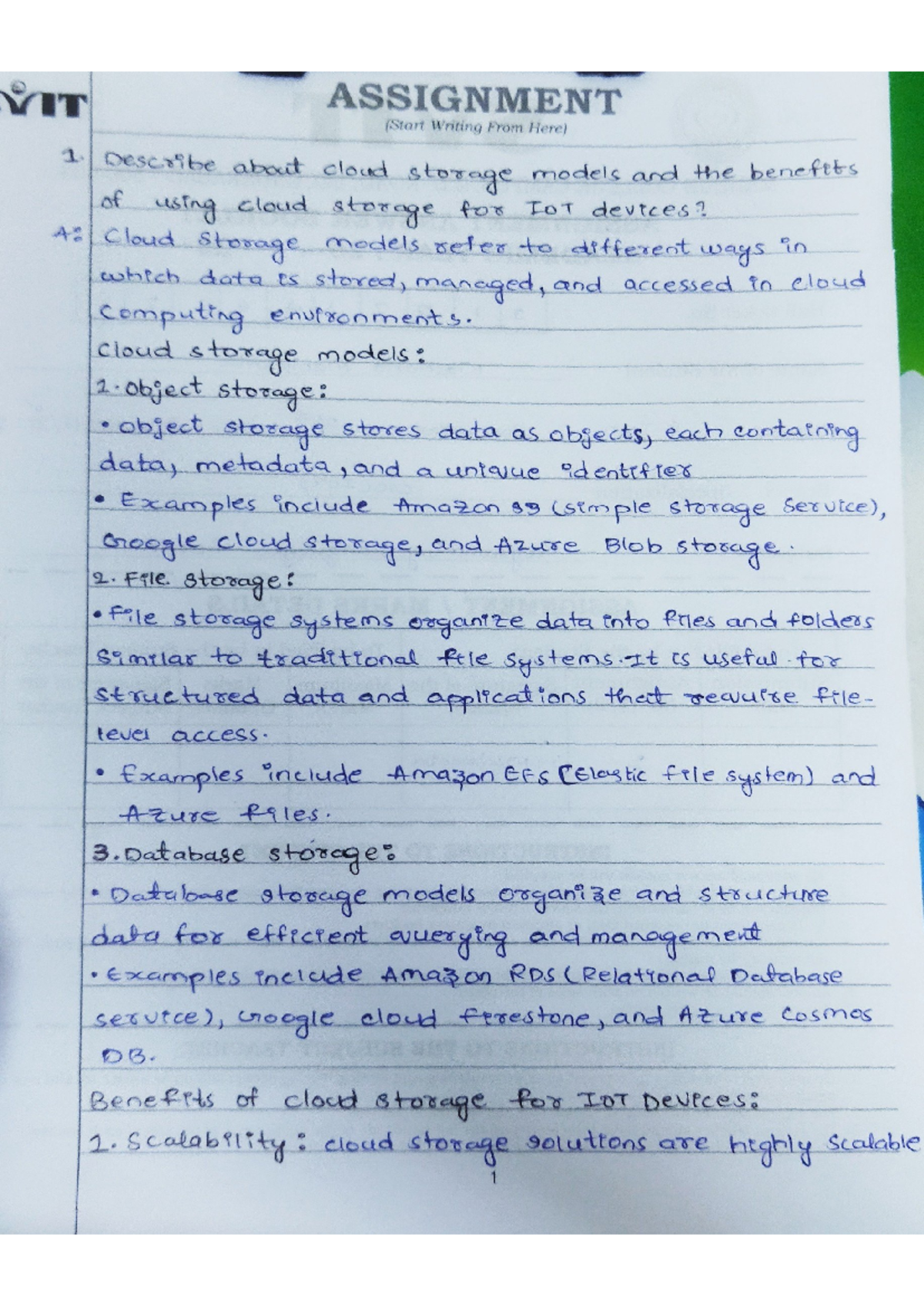 PL MID-2 Assignment - VIT ASSIGNMENT (Start Writing From Here) 1 ...