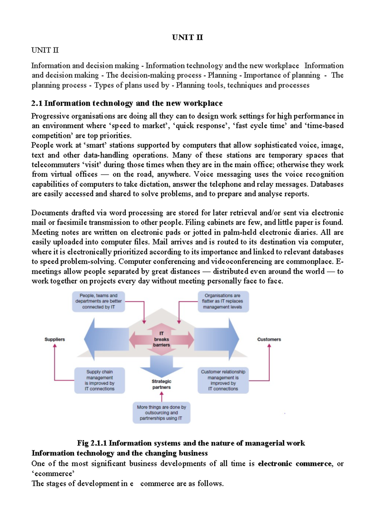 MPE UNIT-2 - MPE UNIT-2 COMPLETE NOTES - UNIT II UNIT II Information ...