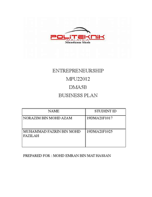 Report Levelling aidil - CIVIL ENGINEERING DEPARTMENT POLYTECHNIC OF ...