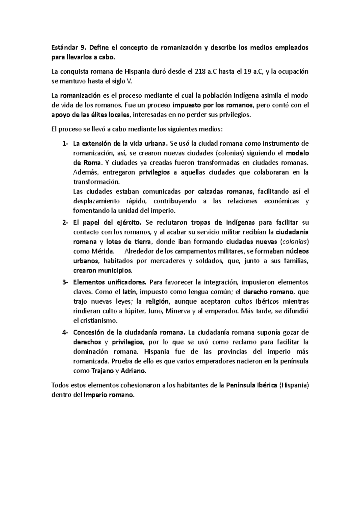 Estándar 9 - hisdtoria de españa apunte prrueba de subida de documento ...