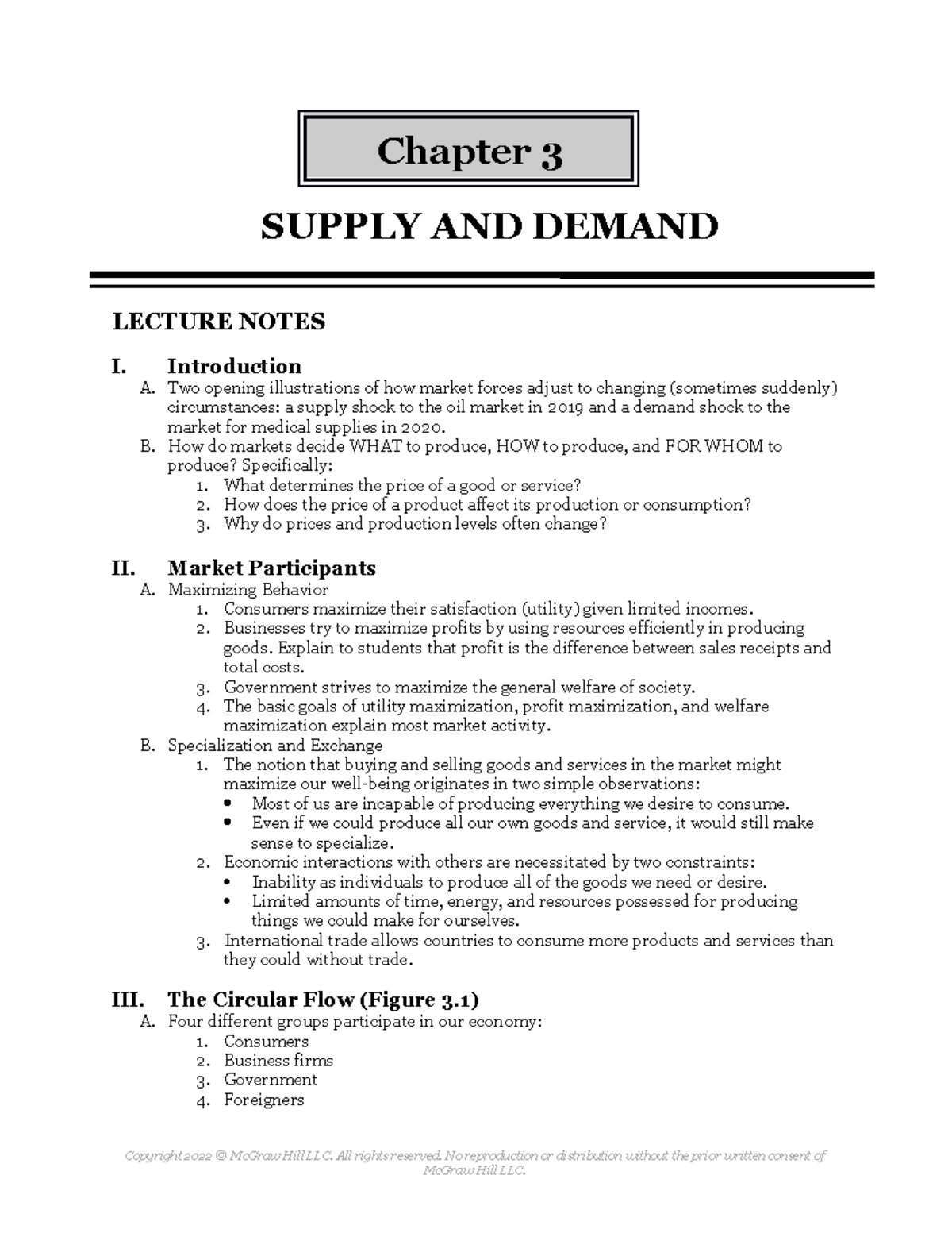 UTF-8''Schiller TET 16e Ch003 Lecnotes - Chapter 3 SUPPLY AND DEMAND ...