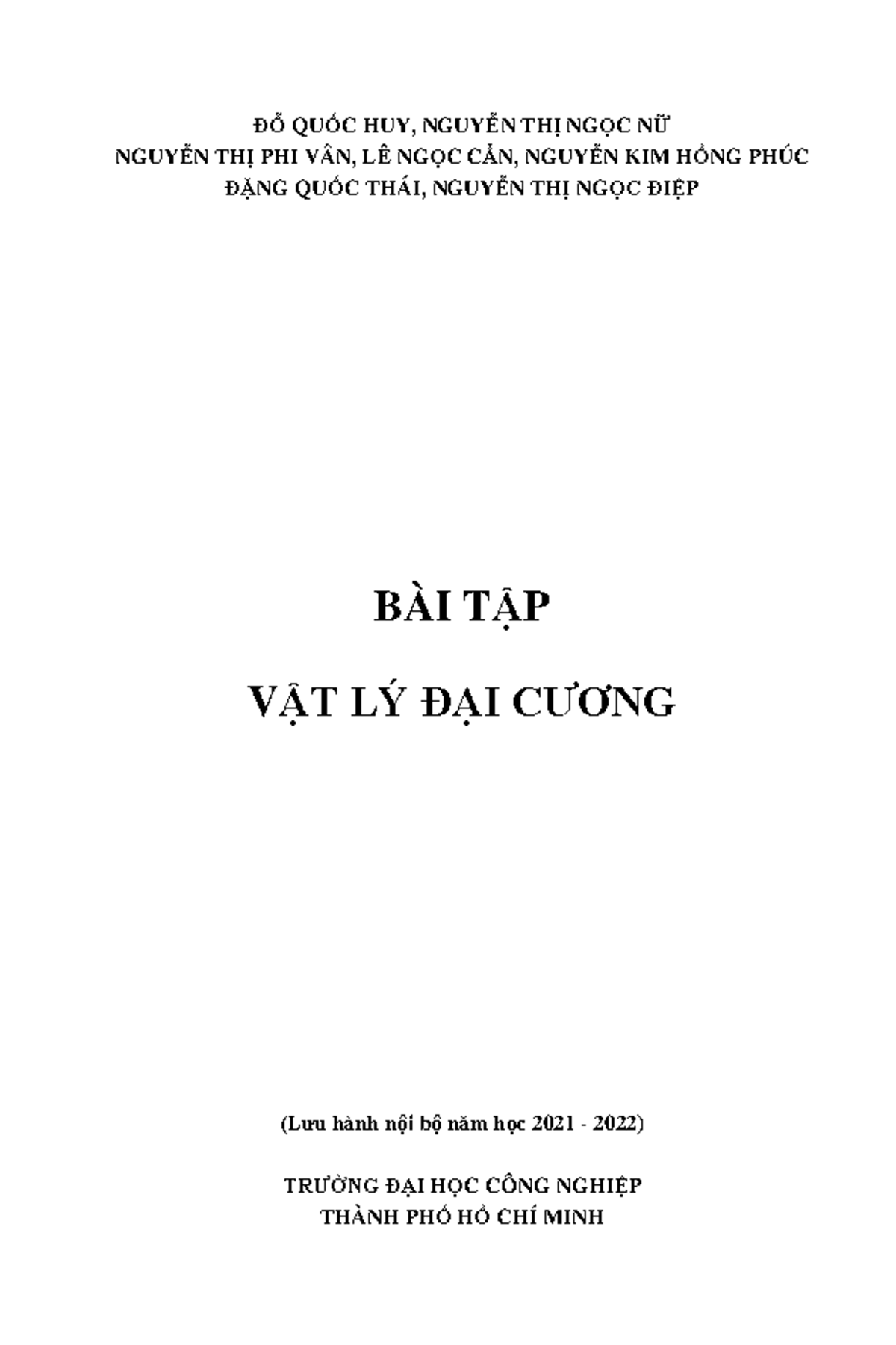 BT VLDC 2021 - bai tap vldc - Đä QUÞC HUY, NGUYâN THà NGâC NĀ NGUYâN ...