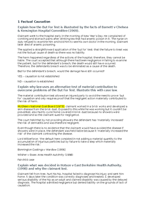 [Solved] how do modern courts use the established category test - Tort ...