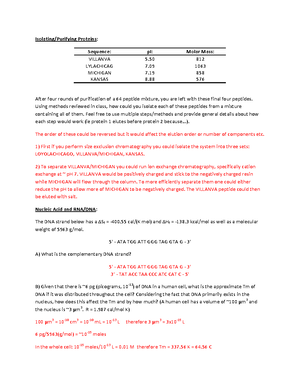 Chem251 S23 Problem Set 7 - Name: CHEM 251 S23: Problem Set #7 (Due 11:59PM March 24, 2023 - Studocu