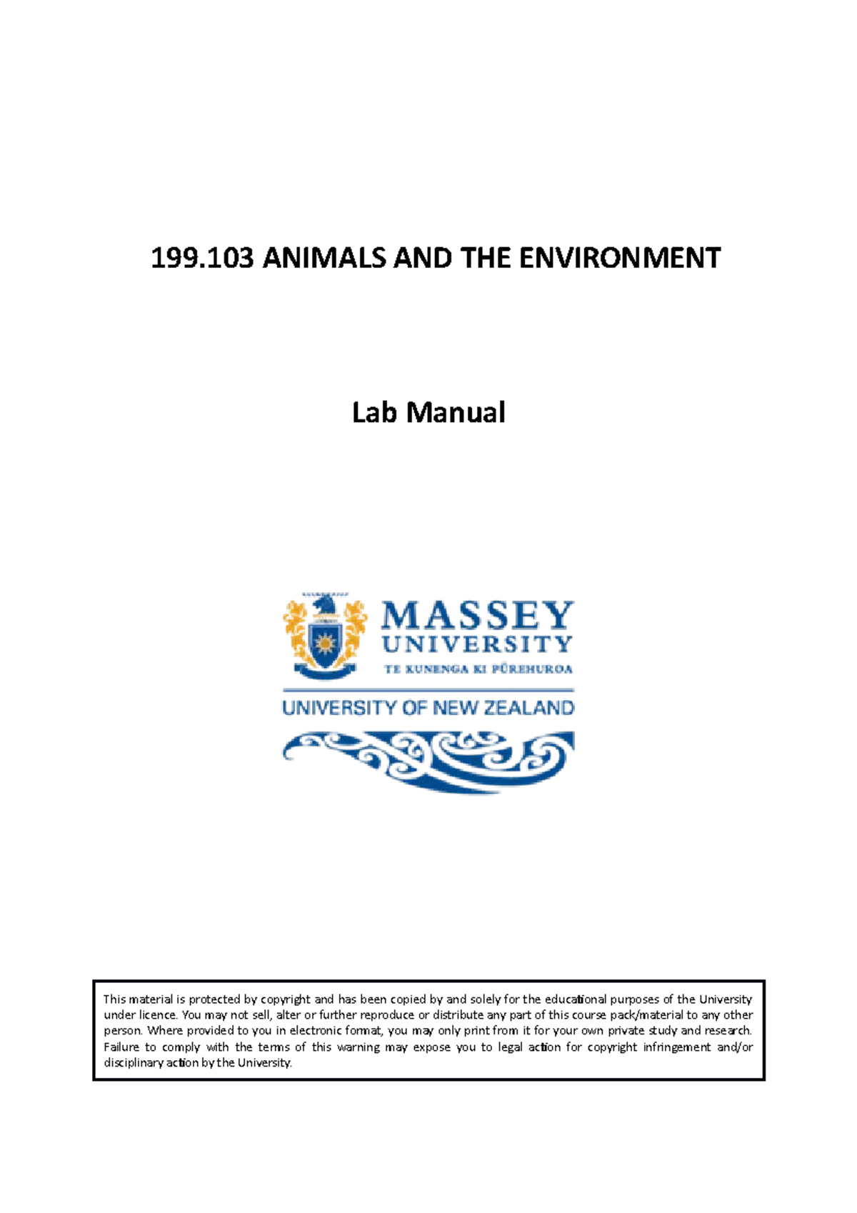 Lab 2 Stream ecology - complete - 199 ANIMALS AND THE ENVIRONMENT Lab ...