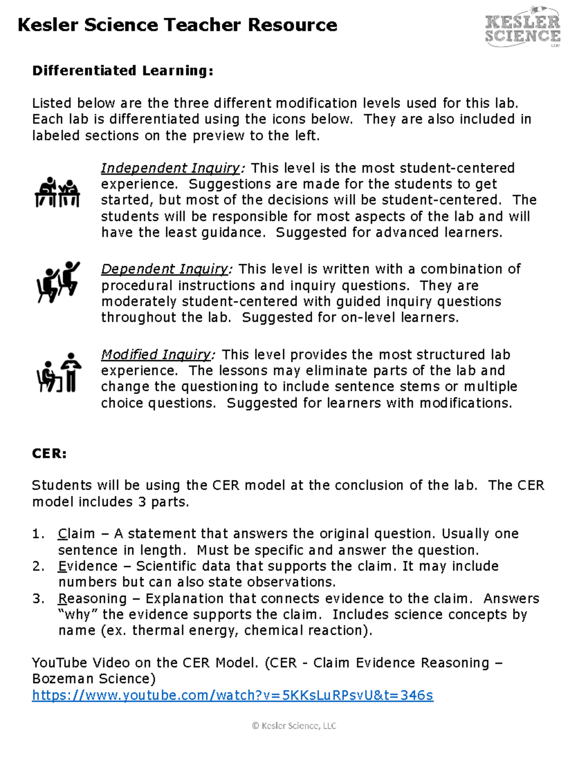 Lunar Cycle Inquiry Lab - Differentiated Learning: Listed below are the ...