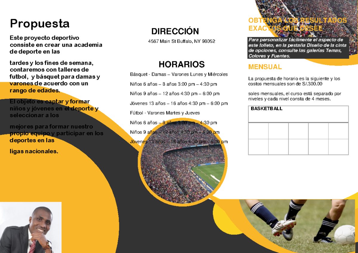 Academia de deportes - Realizada por los estudiantes de la PUCP ...